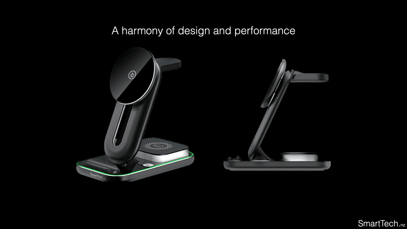 "Premium Wireless Charger: Fast Charging for Qi-Compatible Devices