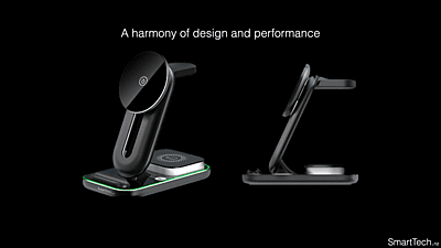 "Premium Wireless Charger: Fast Charging for Qi-Compatible Devices